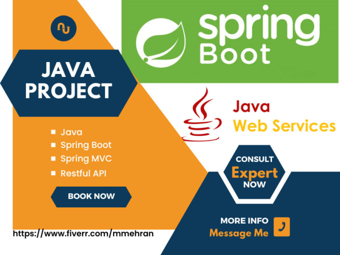 Do java, spring boot,spring mvc,spring jdbc,rest projects by Mmehran ... Do java, spring boot,spring mvc,spring jdbc,rest projects by Mmehran ...