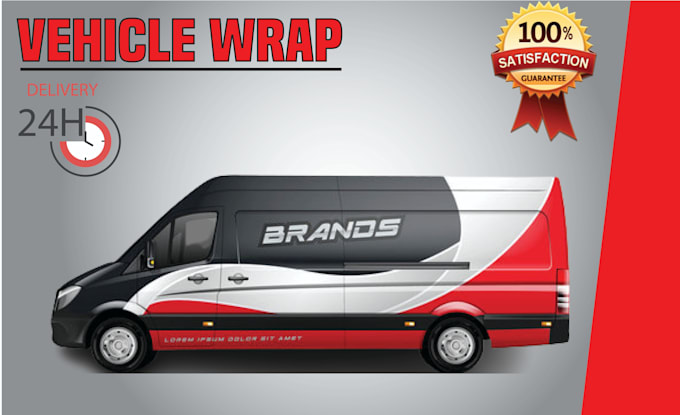 Do professional vehicle wrap, car wrap, van wrap, and lorry wrap design ...