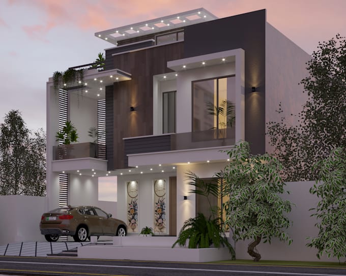 Design exterior model with realistic rendering by Mirzameer | Fiverr