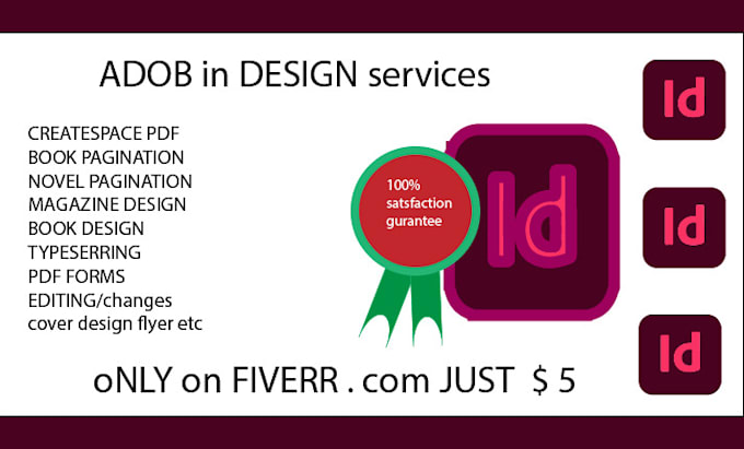 Do any kind of adobe indesign projects by Saira_designxr | Fiverr