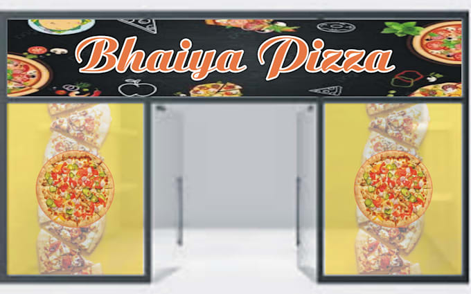 Do amazing shop front sign,store front, window graphics, signage, vinyl ...