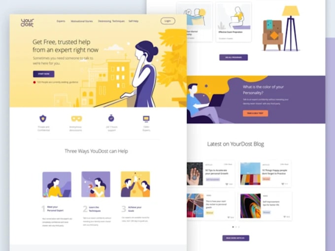 Design and develop a responsive website in react js by Ahmdsleim | Fiverr