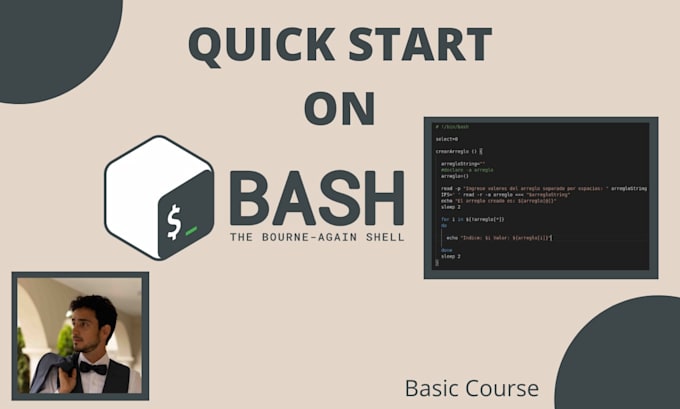 Join and guide you through bash scripting quick start by Rodolinux | Fiverr
