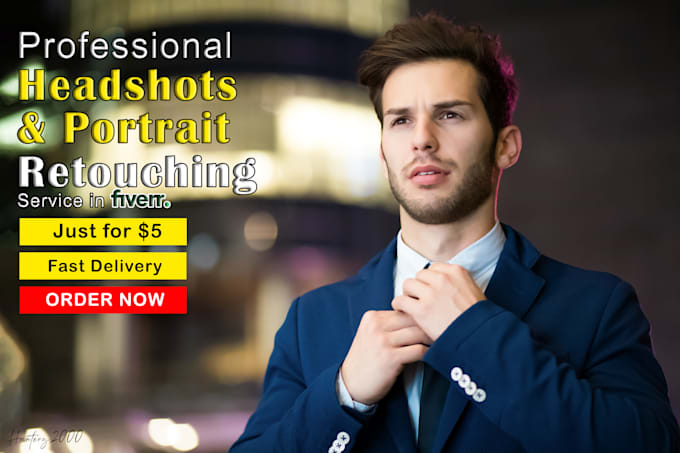 Do Headshot Portrait Retouch And Natural Beauty Retouch By Hunterz2000