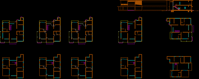 Draw autocad 2d floor plan elevation section by Mithunkv502 | Fiverr