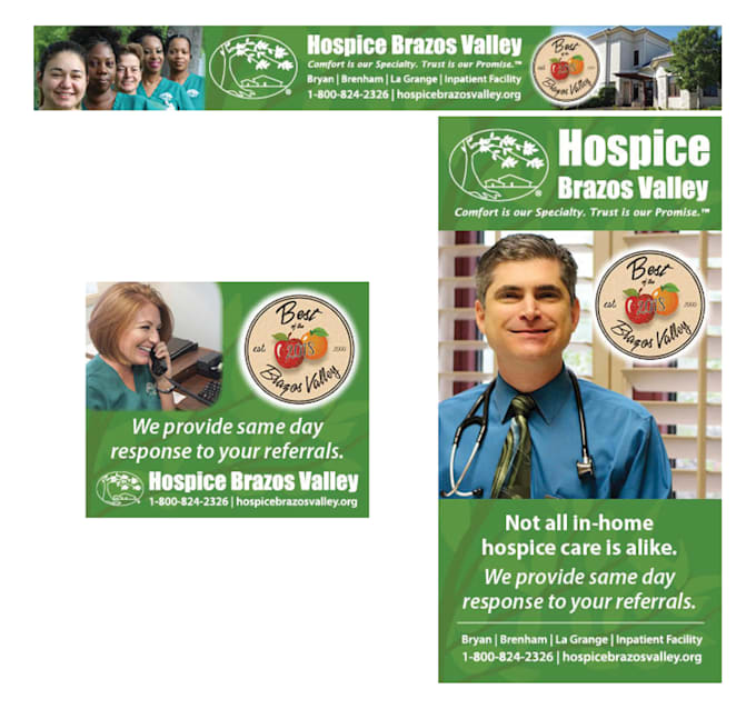 Design a set of 3 striking static web banner ads by Jenniellamb | Fiverr