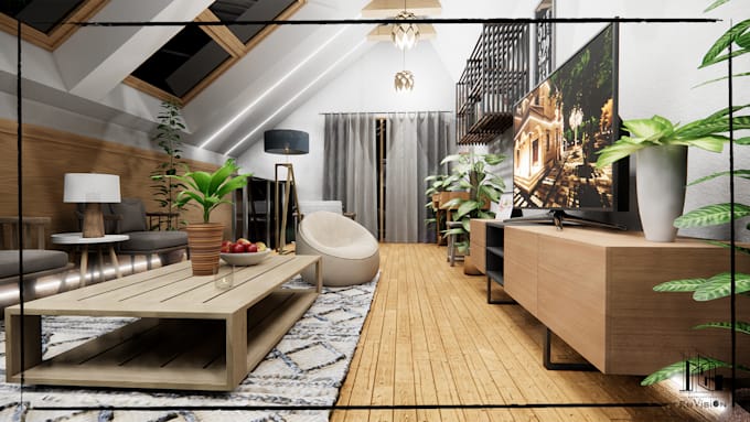 Design your interior with realistic high quality 3d render by Michael ...