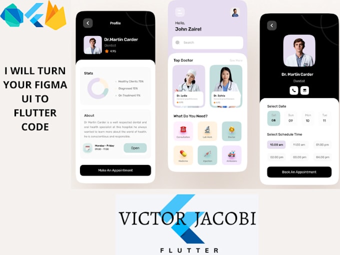 Turn your adobe xd or figma ui into flutter code and app by Jacobi ...