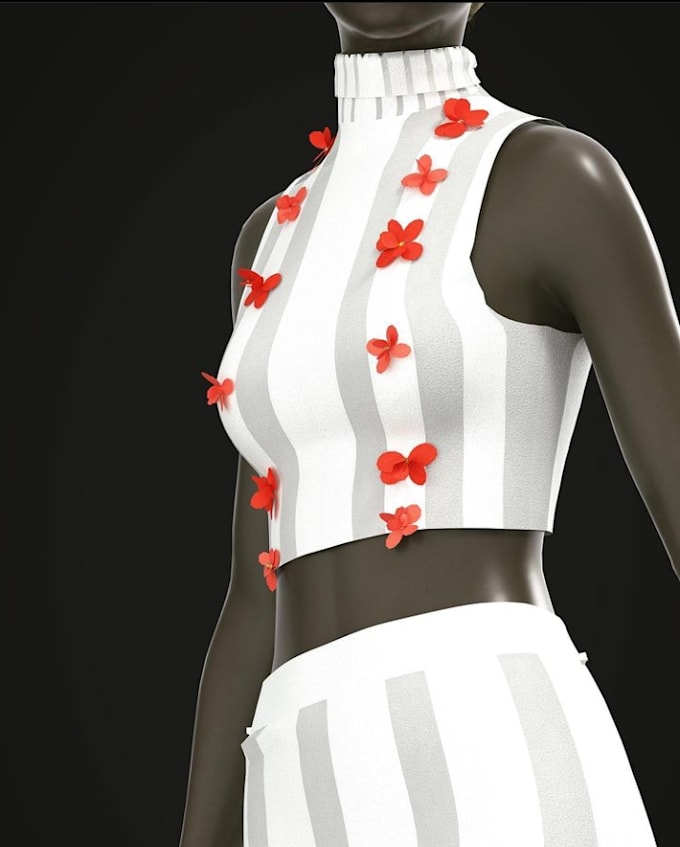Realistic 3d cloth design and 3d fashion animation by Amirlahi | Fiverr
