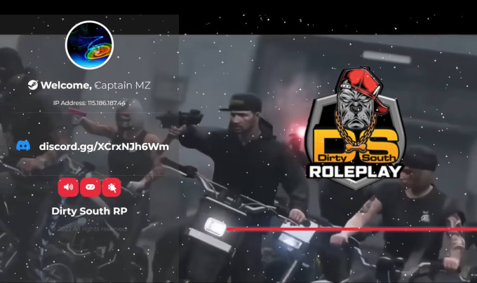 Create a custom loading screen for fivem server by Captainjack_7 | Fiverr