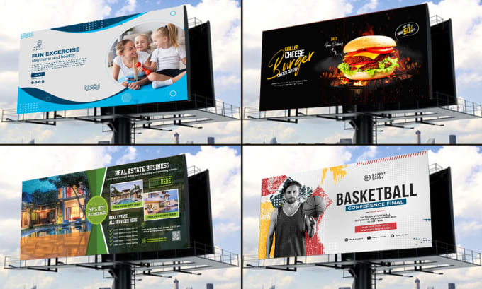 Design modern billboard, yard sign, signage or signboard for your ...