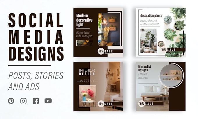 Design creative and unique social media posts and ads by Ahmedtoama ...