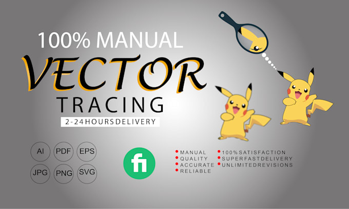 Redraw, vectorize, convert logo or graphic to vector by Designsbucket ...