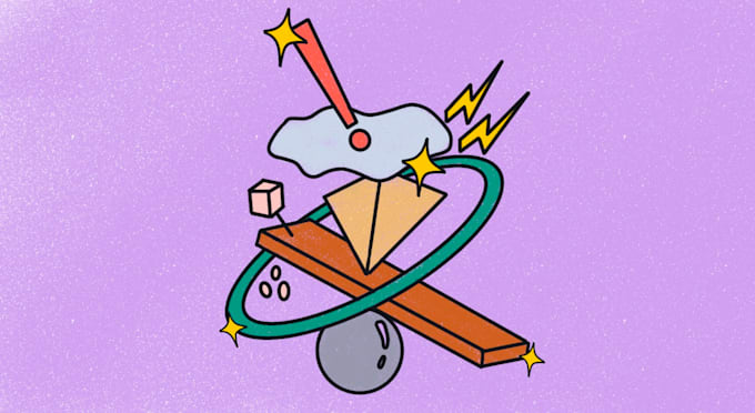 Make an artistic freehand digital illustration by Alimpia | Fiverr