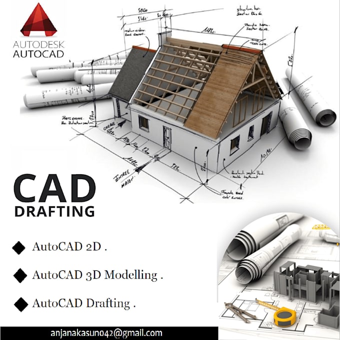 Design your architectural floor plan in autocad by Kasun08 | Fiverr
