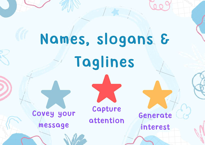 Deliver captivating names, slogans, and taglines by Etimbukakpan | Fiverr