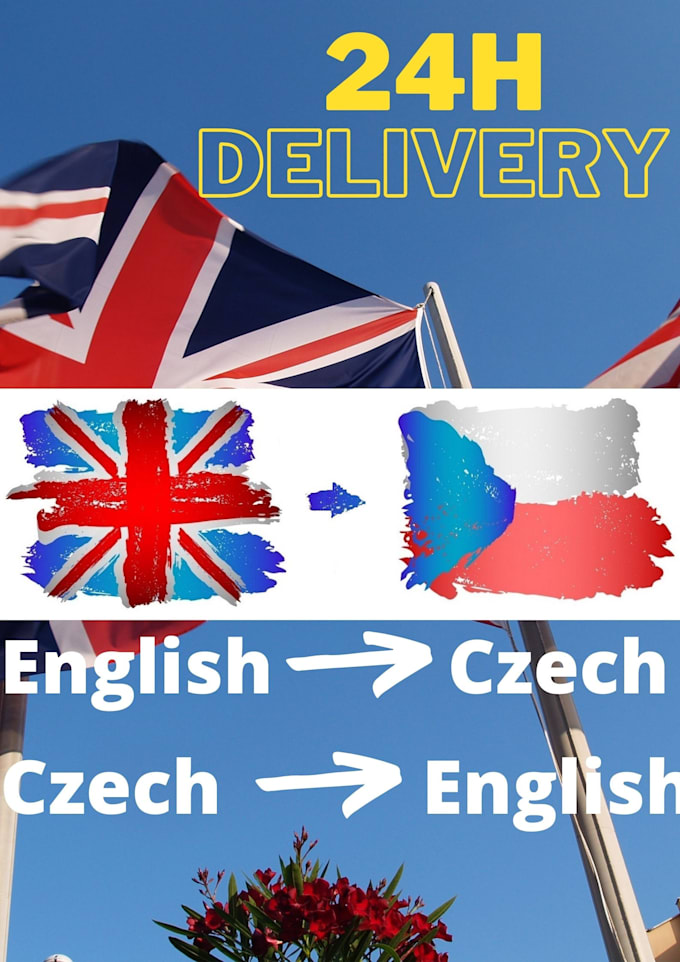 Translate english to czech in 24 hours by Kareljaksa | Fiverr
