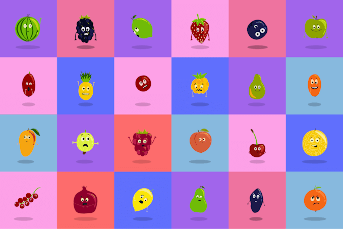 Design cute 2d characters by Gabrexgabre | Fiverr