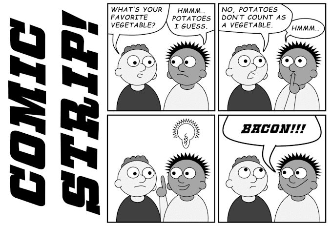 Illustrate your comic strip by Ejsnyder | Fiverr