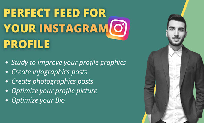 Study the perfect feed for your instagram profile by Lorenzoattili | Fiverr