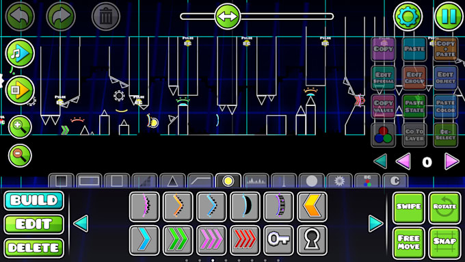 Ill make a simple geometry dash layout for you by Planettwt | Fiverr