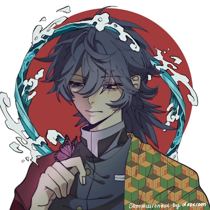 Draw colored anime headshots for your pfp, icon, or oc by Audreytgl ...