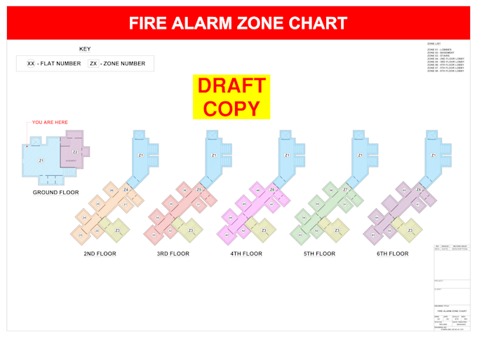 Create fire and security zone charts layouts and schematics by ...