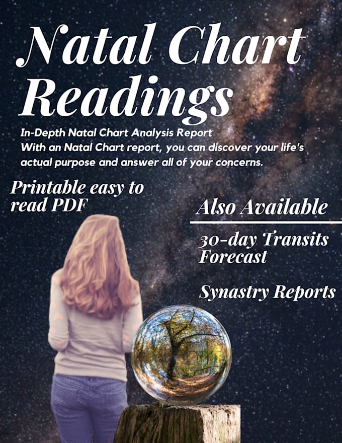 Create personal astrology natal chart report pdf by Free_the_zodiac ...