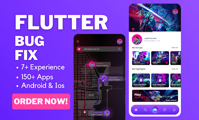 Fix flutter bugs, errors or add features to your flutter app by Dila ...
