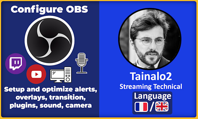 Configure and optimize your obs studio by Tainalo2 | Fiverr Configure and optimize your obs studio by Tainalo2 | Fiverr