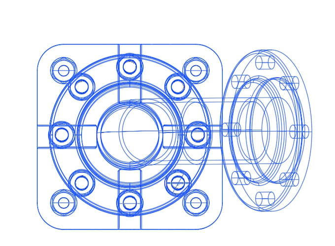 Design 2d drawing and 3d cad model in autocad by Dinirufdo | Fiverr