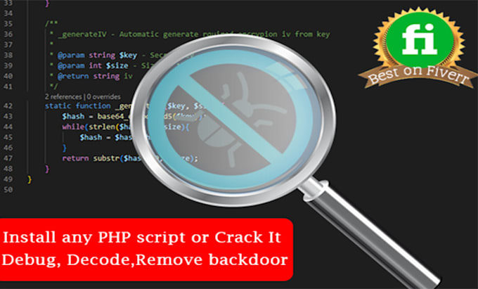 Install , debugs php script or remove malware by Ajsabbir | Fiverr
