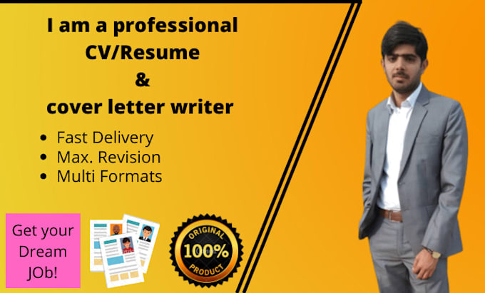 Create professional job winning cv or resume design and cover letter by ...