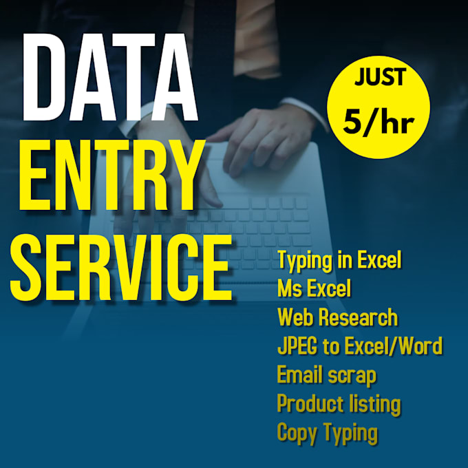 Do accurate data entry, excel sheet, very fast by Aris7786 | Fiverr