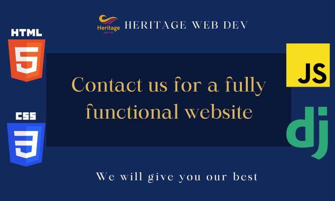 Create responsive, fully functional website by Heritagewebdev | Fiverr