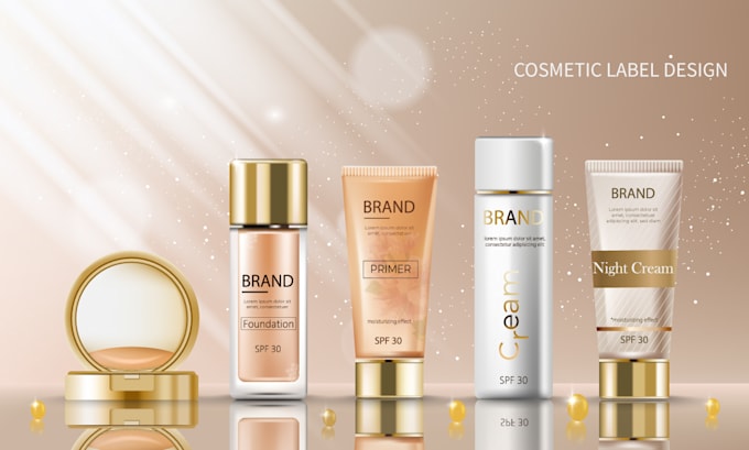 Design modern cosmetic label , skin care and tube label design by ...