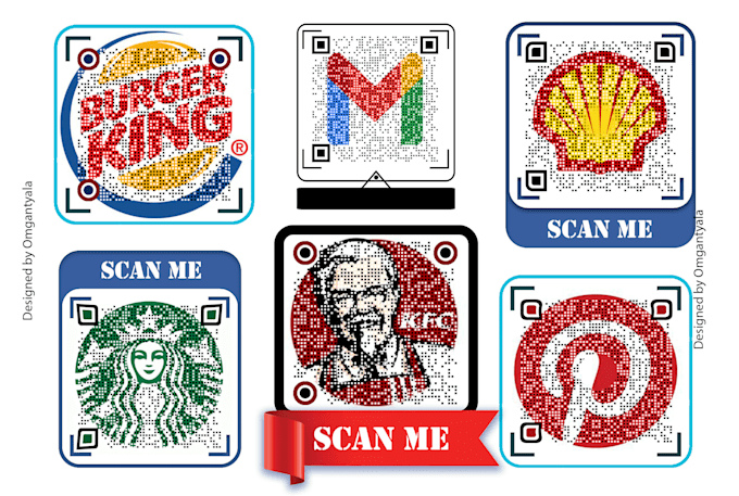 Design qr code, visual qr code, and image qr code in 1hr by Omgantyalas ...