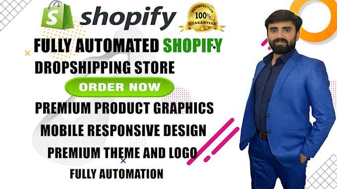 Create fully automated shopify dropshipping store by Raiusmankhar470 ...