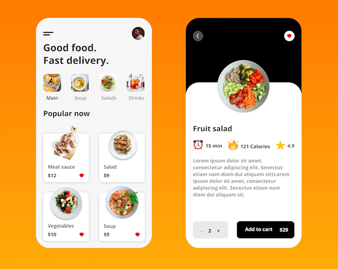 Do mobile app ui ux design, web ui or app ui ux design by Fadumski | Fiverr