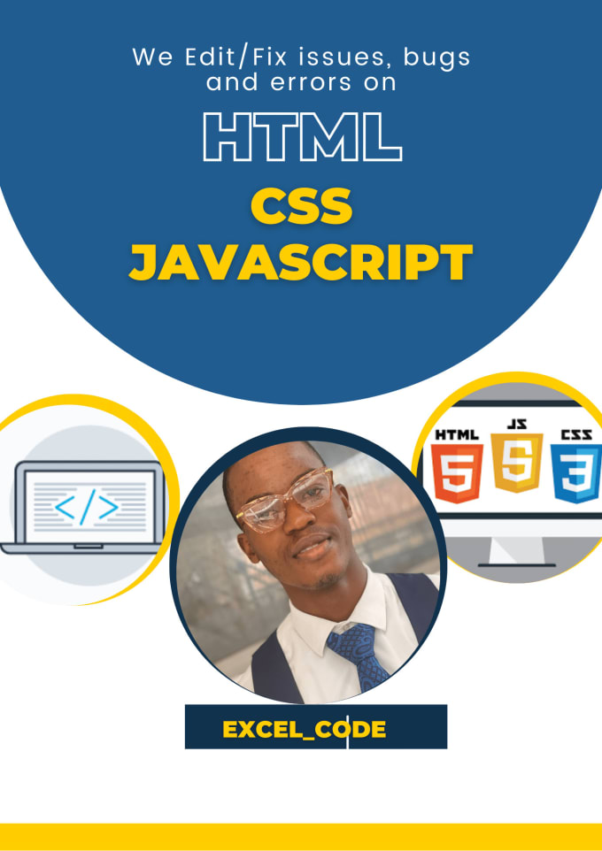 Edit or fix html, css, javascript code by Excel_code | Fiverr Edit or fix html, css, javascript code by Excel_code | Fiverr