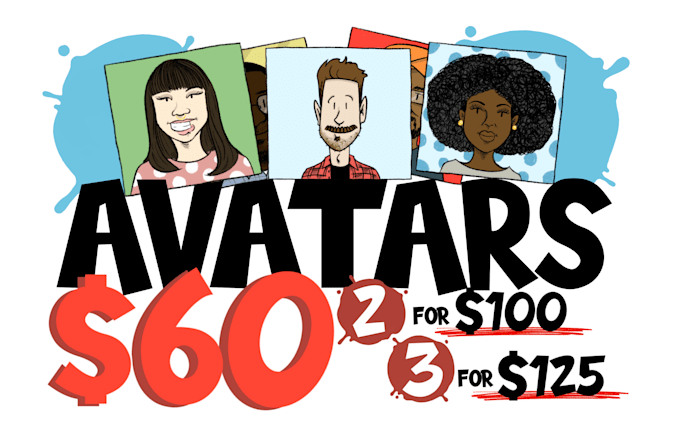 Draw your profile avatar by Imjonklassen | Fiverr