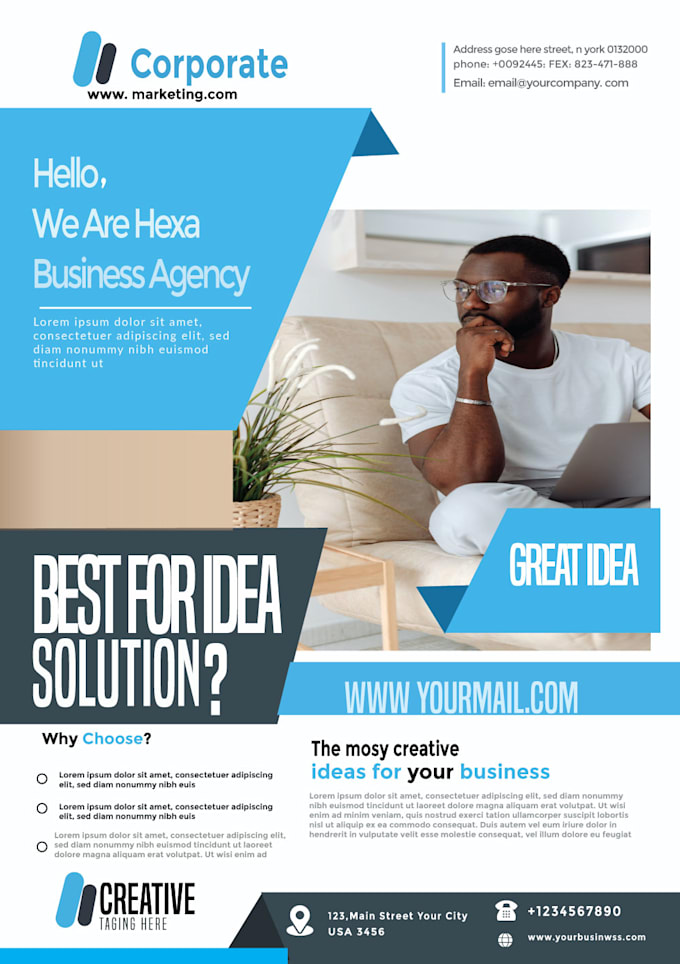 Design standard professional attractive flyer for you by Jehamfarha ...