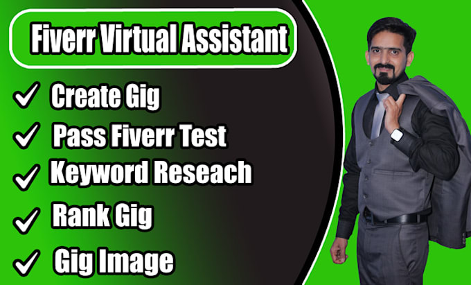 Create fiverr gig, write fiverr gig description and rank fiverr gig seo ...