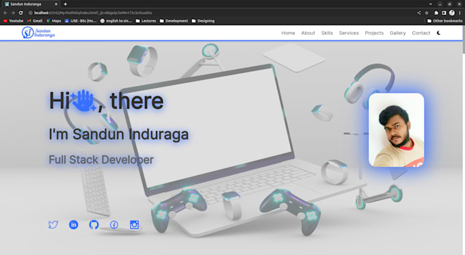 Design websites using html and css and js by Sanduninduranga | Fiverr