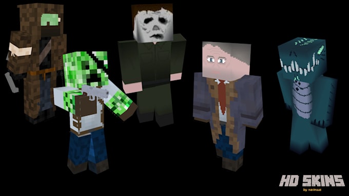 Make you a custom minecraft hd skin by Cheezemaster | Fiverr