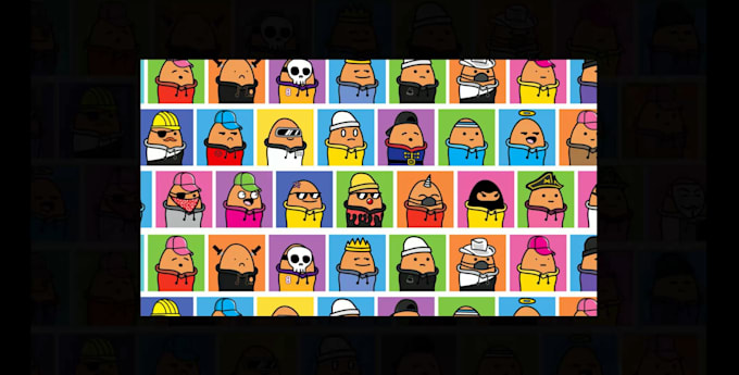 Make nft collection video, nft promo, stomp typography by Xpixeldesign ...