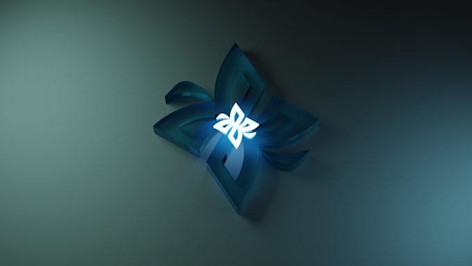 Create a striking 3d wallpaper using your logo by Thedumbdesigner | Fiverr