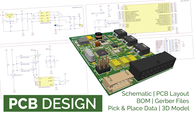 Provide pcb design services on altium, kicad, orcad, proteus by Imam ...