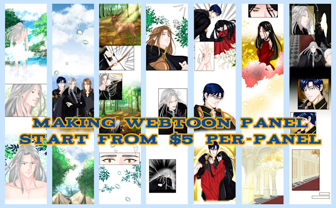 Draw panel webtoon for you by Deanamsa | Fiverr