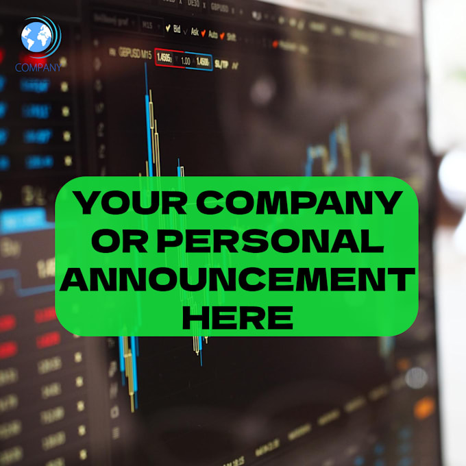 Create engaging social media announcement graphics for you by ...